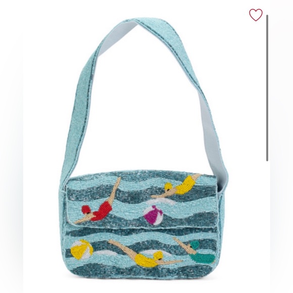 Sol and Mer | Bags | Swimmers With Beach Ball Beaded Handmade Shoulder ...